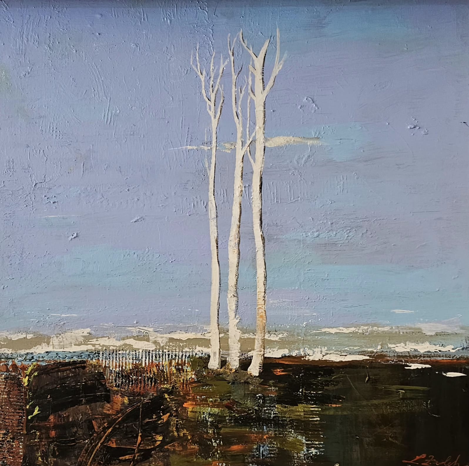 Lidia Zadeh - White Trees | Form ART Gallery